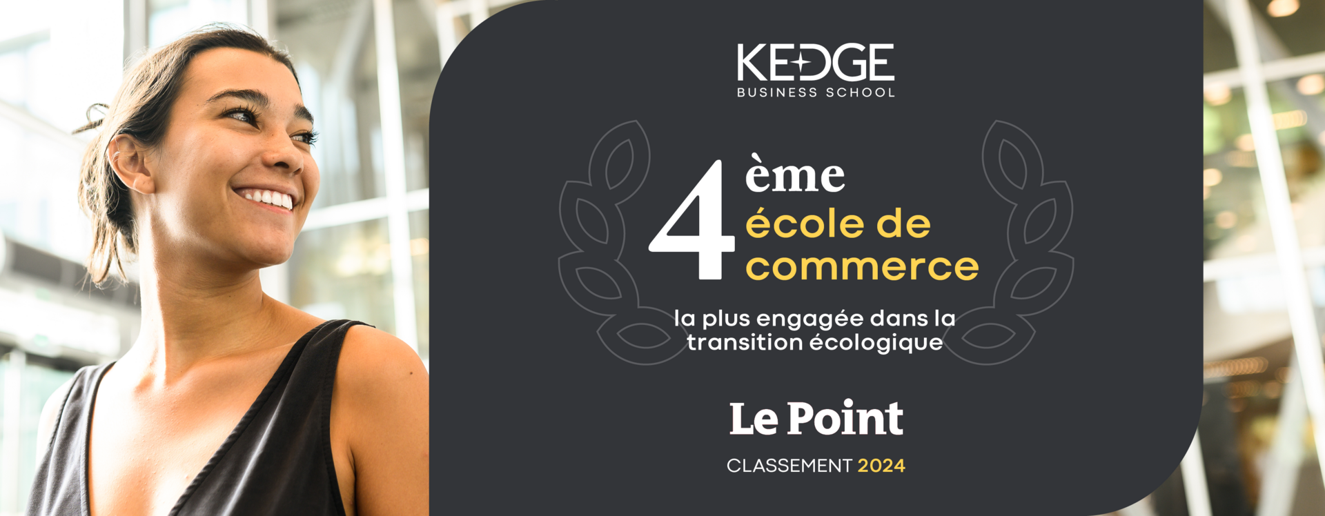 Classement Le Point 2024 : KEDGE dans le TOP 5 des écoles les plus ...
